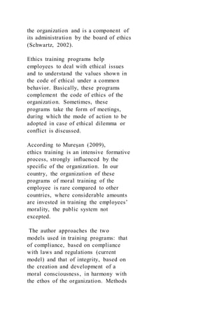 CONSIDERATIONS ON MANAGERIAL ETHICS IN SPORTS ORGANIZATIONS | DOCX ...