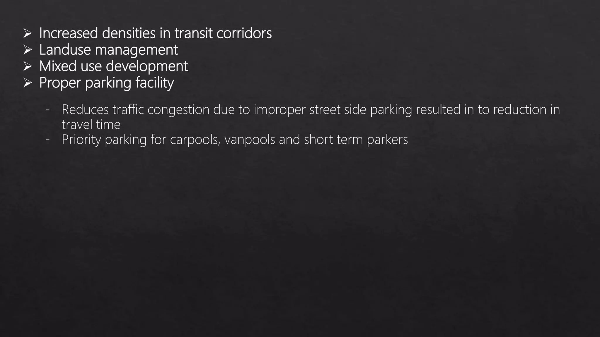 Consideration travel time in development plan | PPT