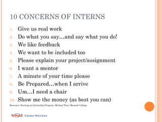 Considering an Internship Program | PPT