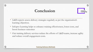 Consider the Following Before Choosing a Training Delivery Modality | PPT
