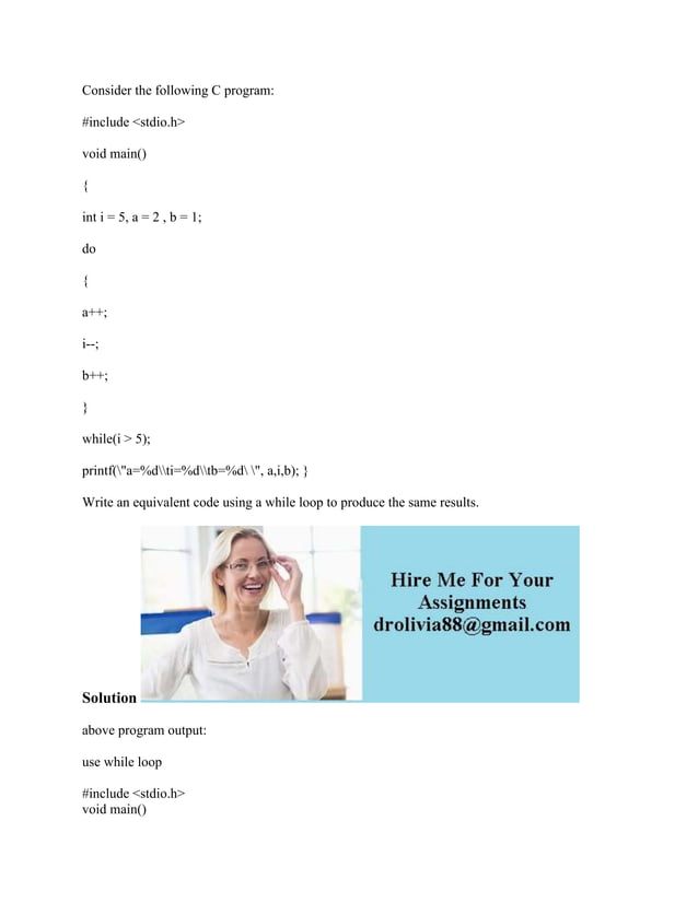 Consider The Following C Program Include Stdio H Void Main Intdocx