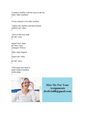 Consider the following definitions for linked lists for problems 6 thr.docx