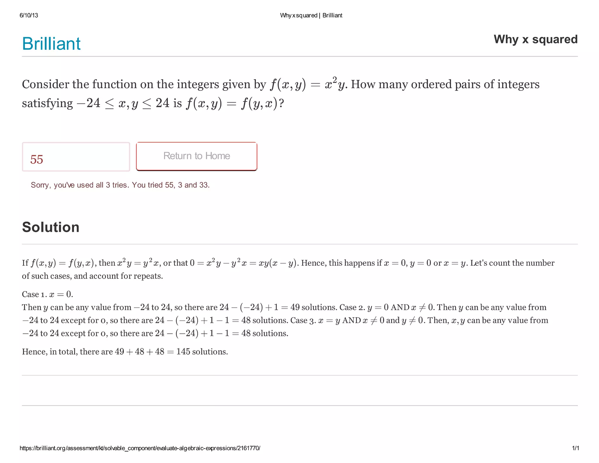 Consider the function | PPT