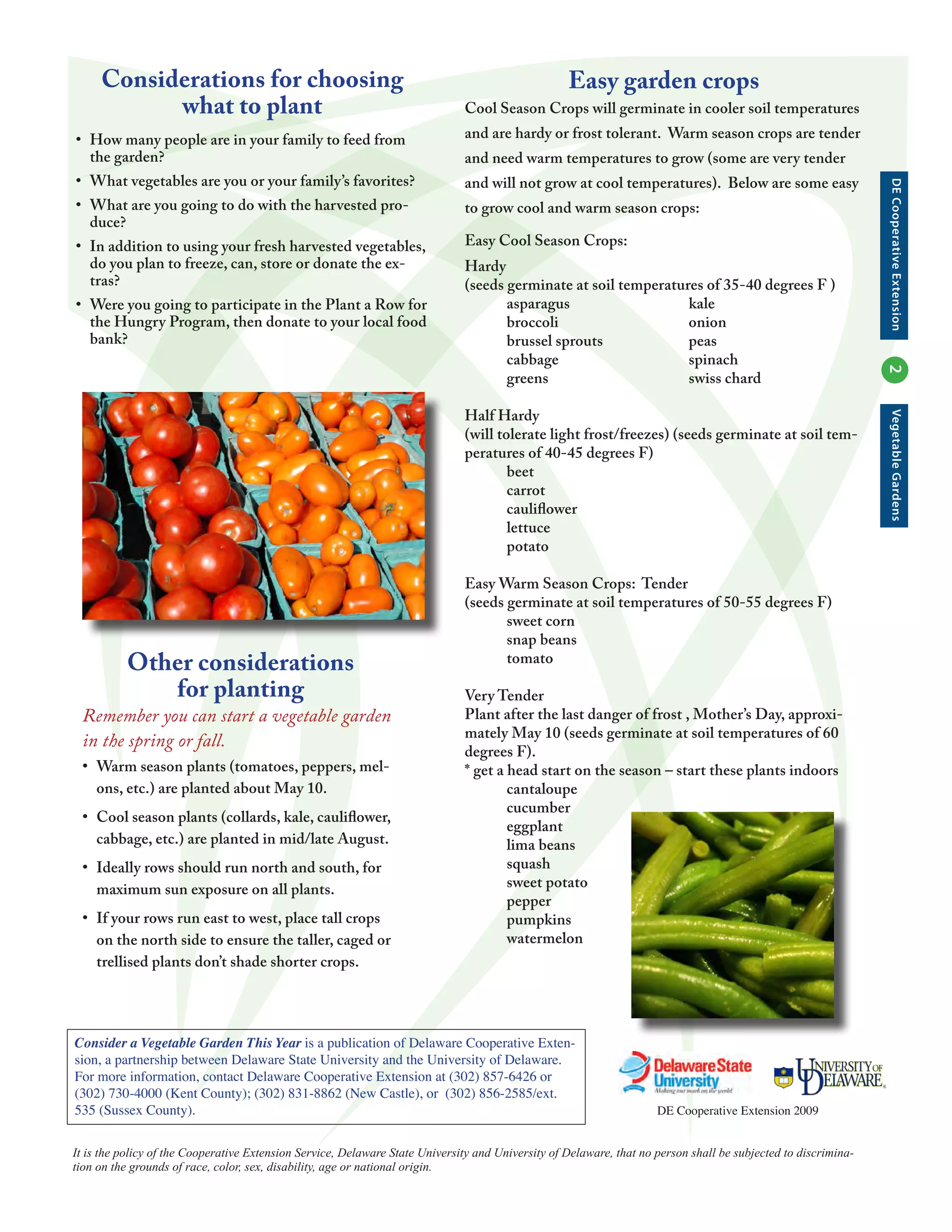 Consider vegetable gardening | PDF