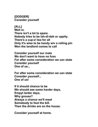 Consider yourself | DOC