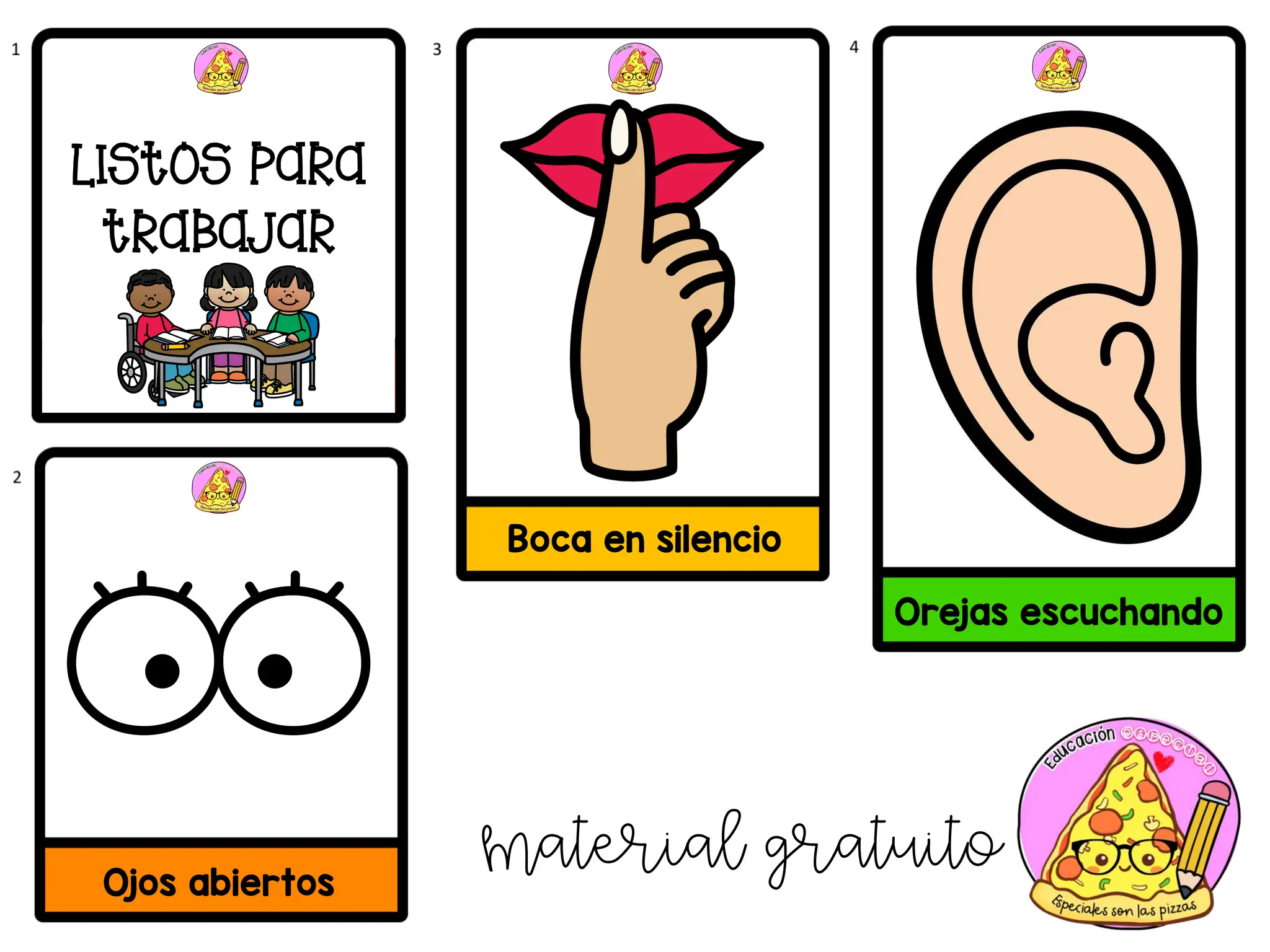 Consignas visuales regalo ESPAÑOL Para trabajar en clase | PDF