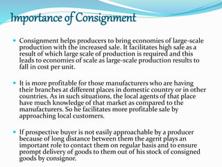 Consignment | PPTX