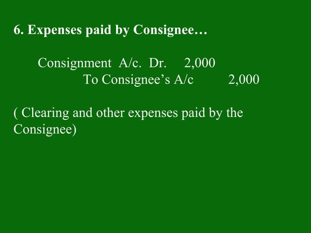 Consignment eng. - copy | PPT