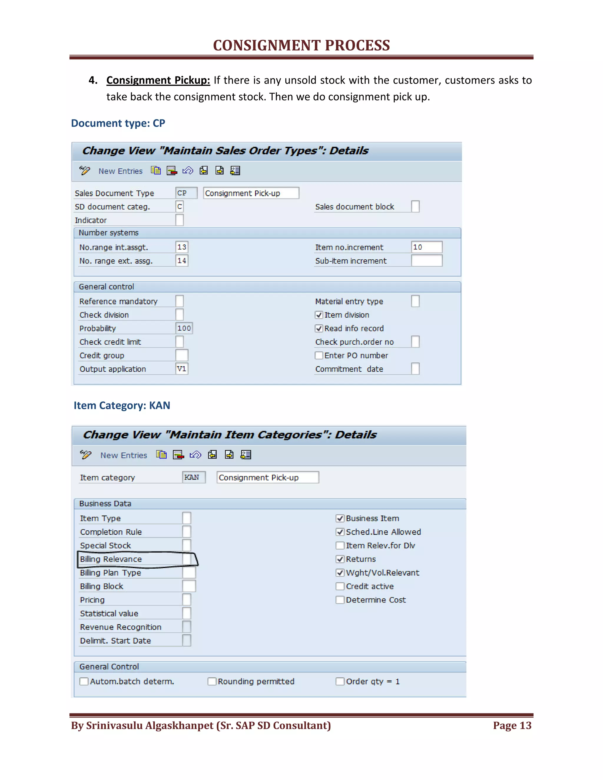 Consignment process | PDF