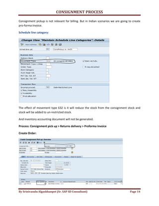 Consignment process | PDF
