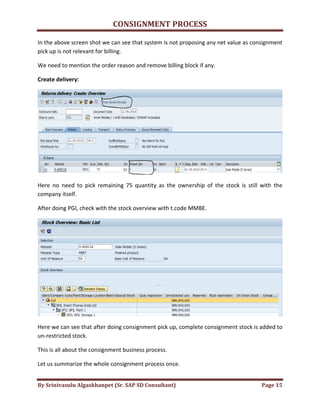 Consignment process | PDF
