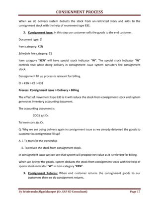 Consignment process | PDF