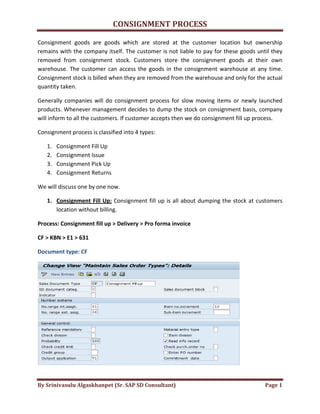 Consignment Process Guide | PDF