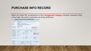 Consignment Process | PPTX