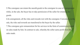 DIFFERENCE BETWEEN CONSIGNMENT AND SALES.pptx