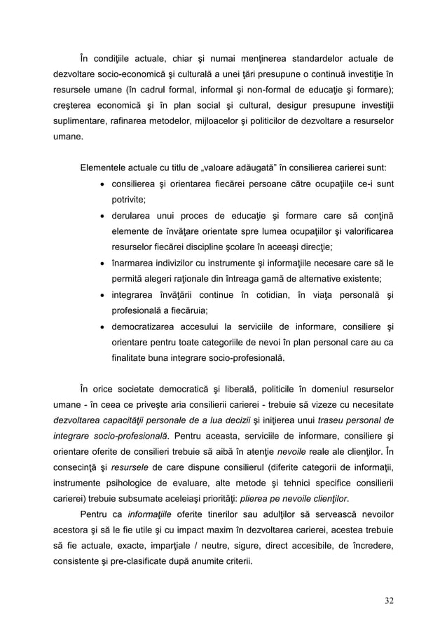 Consilierea carierei-adultilor | PDF