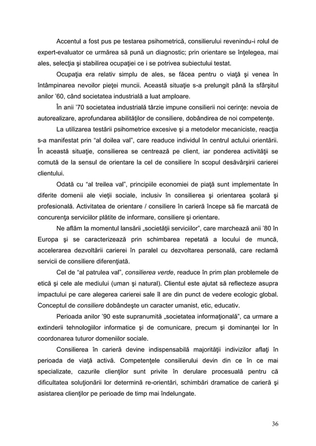 Consilierea carierei-adultilor | PDF