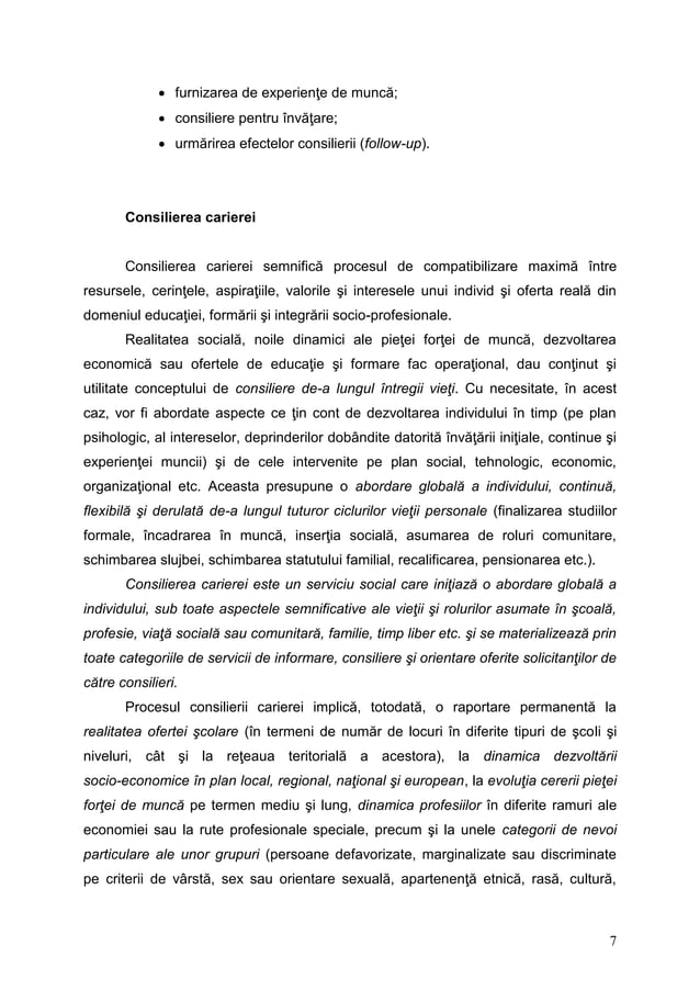 Consilierea carierei-adultilor | PDF