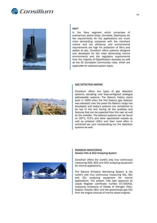 Consilium Products | PDF