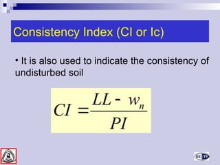 consistency of cohesive soils- clay and silt | PPT
