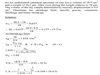 consistency of cohesive soils- clay and silt | PPT