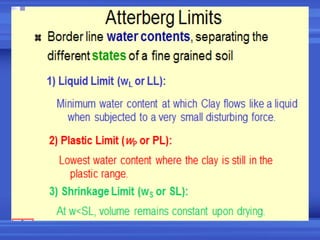 consistency of cohesive soils- clay and silt | PPT