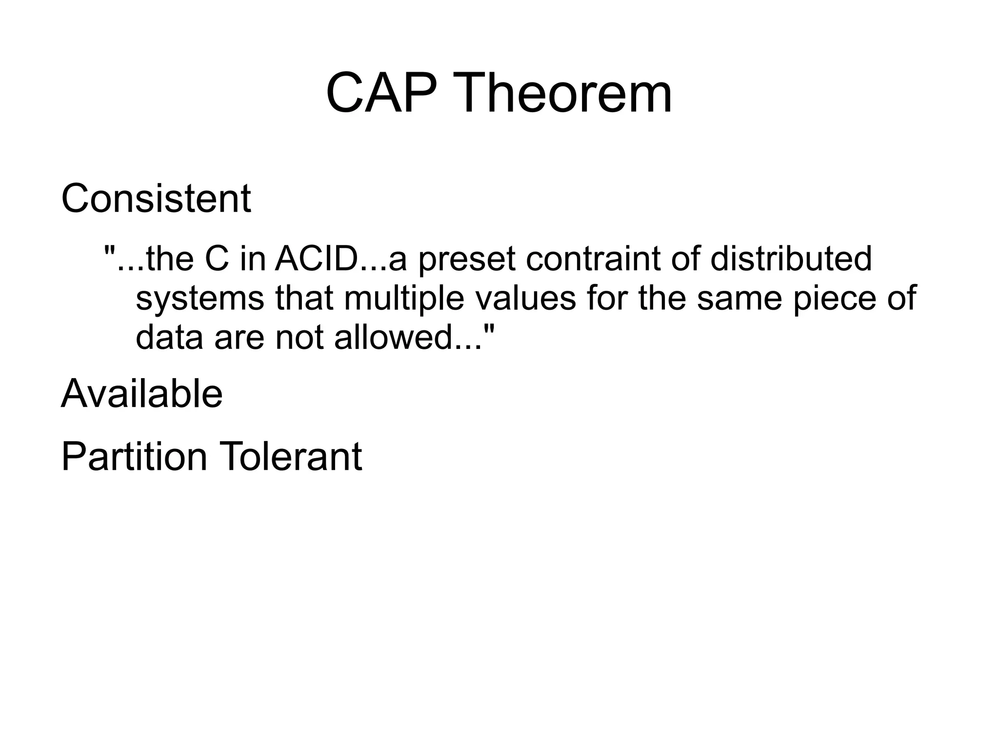 Consistency in Distributed Systems | ODP