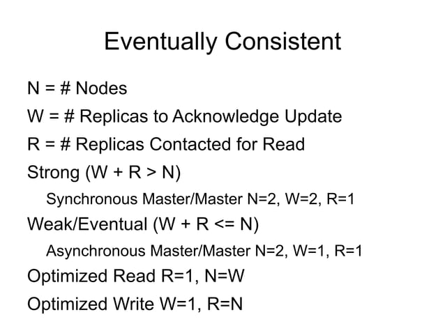 Consistency in Distributed Systems | ODP