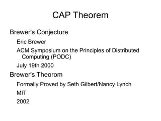 Consistency in Distributed Systems | ODP