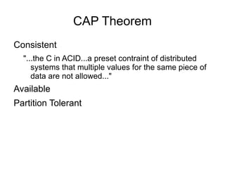 Consistency in Distributed Systems | ODP
