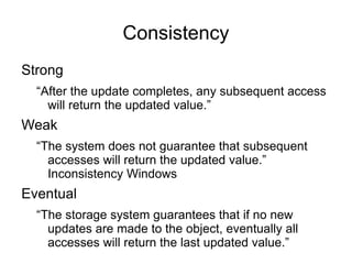 Consistency in Distributed Systems | ODP