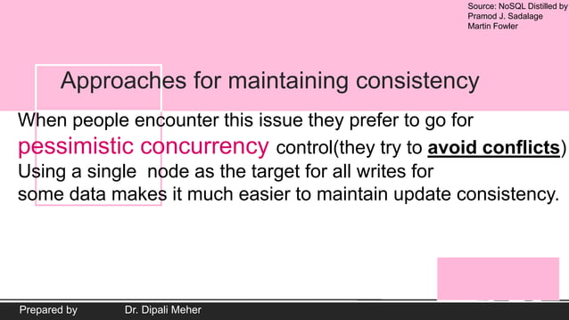 Consistency in NoSQL | PPTX
