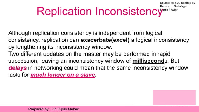 Consistency in NoSQL | PPTX