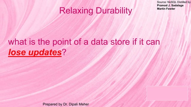 Consistency in NoSQL | PPTX