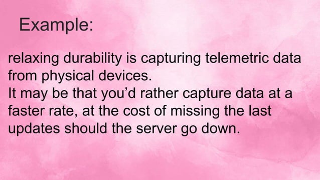 Consistency in NoSQL | PPTX