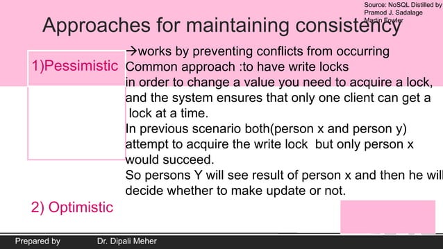 Consistency in NoSQL | PPTX