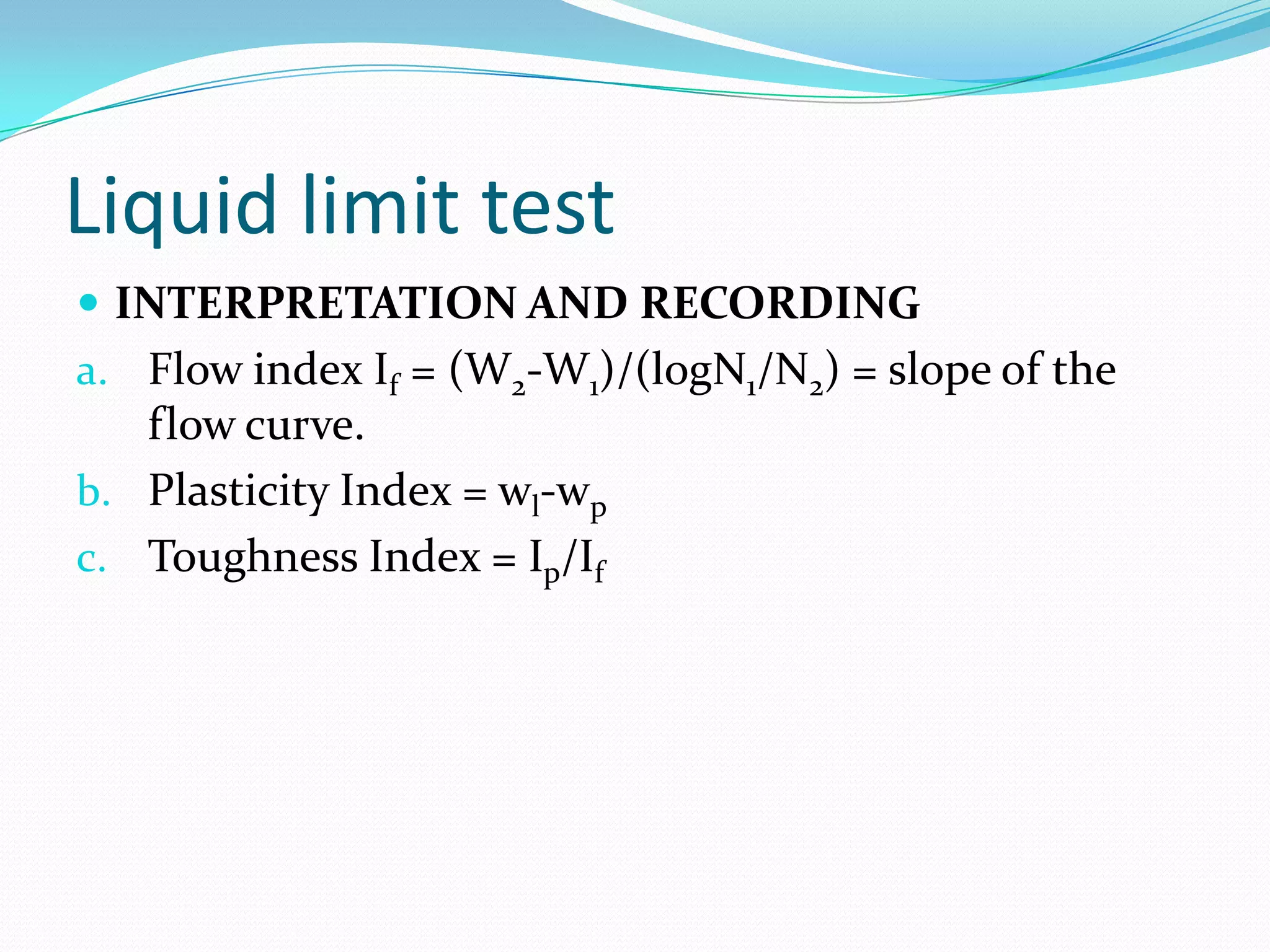 Consistency limits and its determination | PPTX