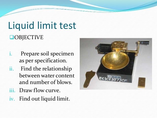 Consistency limits and its determination