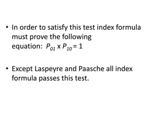 Consistency of index no | PPTX