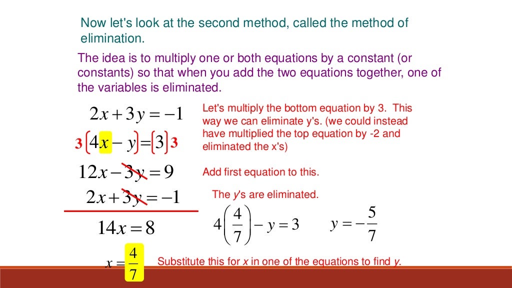 Consistency Of Linear Equations In Two And Three Variables