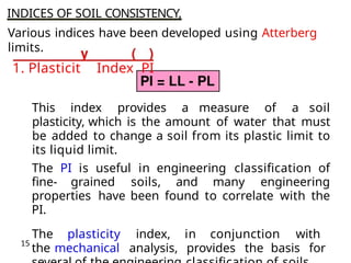 Consistency of Soil in Soil Mechanics and Geotecnical | PPTX