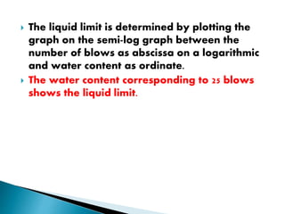 Consistency of soils | PPTX