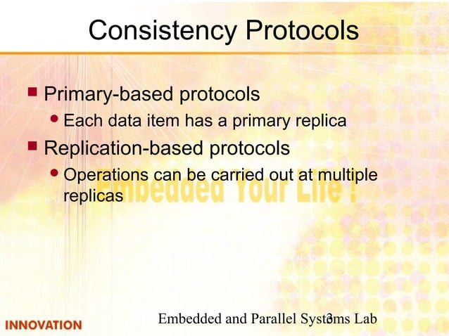 Consistency protocols | PPT
