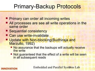 Consistency protocols | PPT