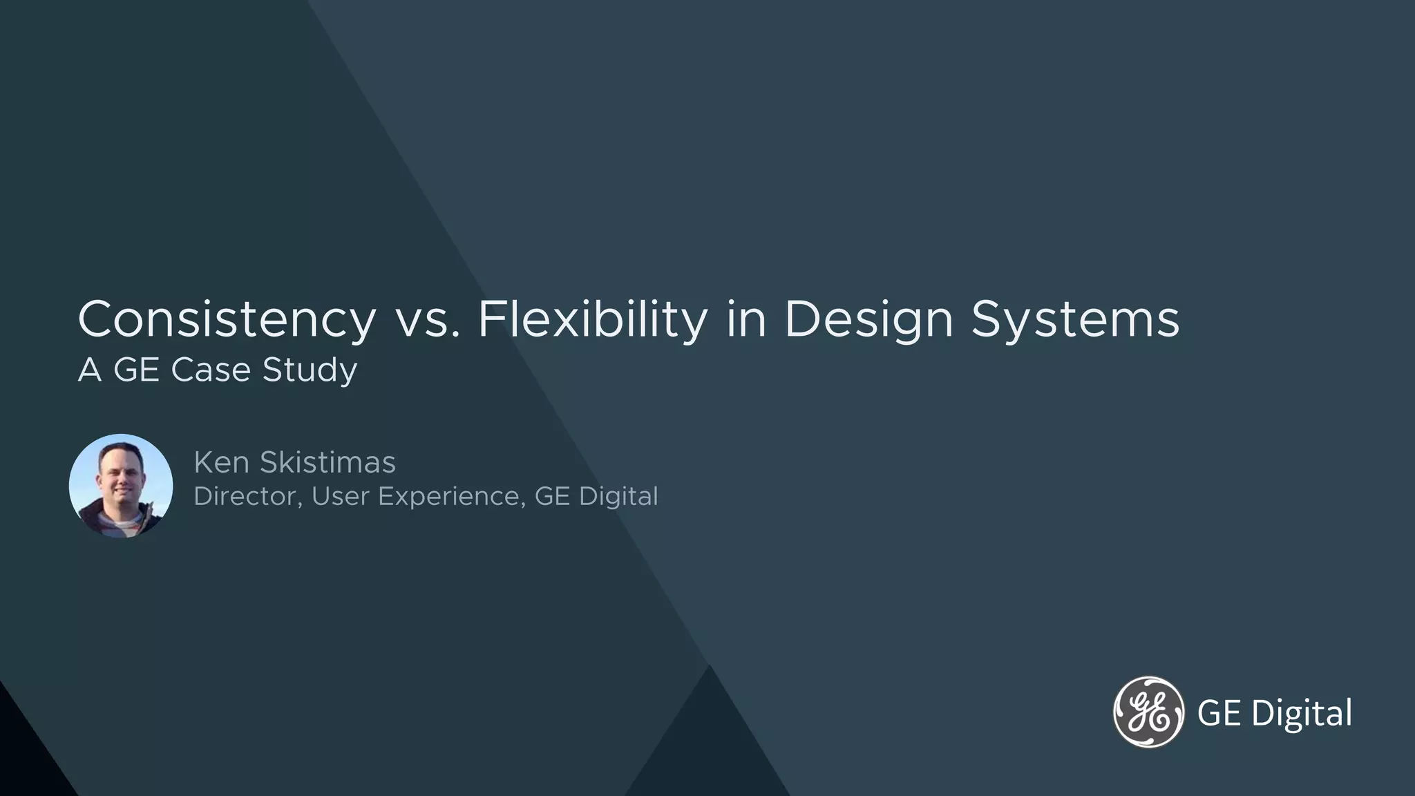 Consistency vs. Flexibility in Design Systems: A GE Case Study by Ken ...