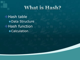 Consistent hashing | PPTX