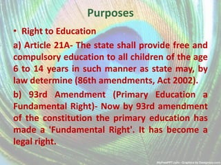 The Constitutional provision of education and social justice | PDF