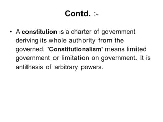 Consitution and Constitutionalism.pptx