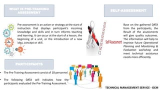 Conso pre-training-assessment | PPTX