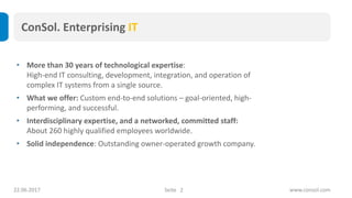 ConSol Company Profile | PPTX